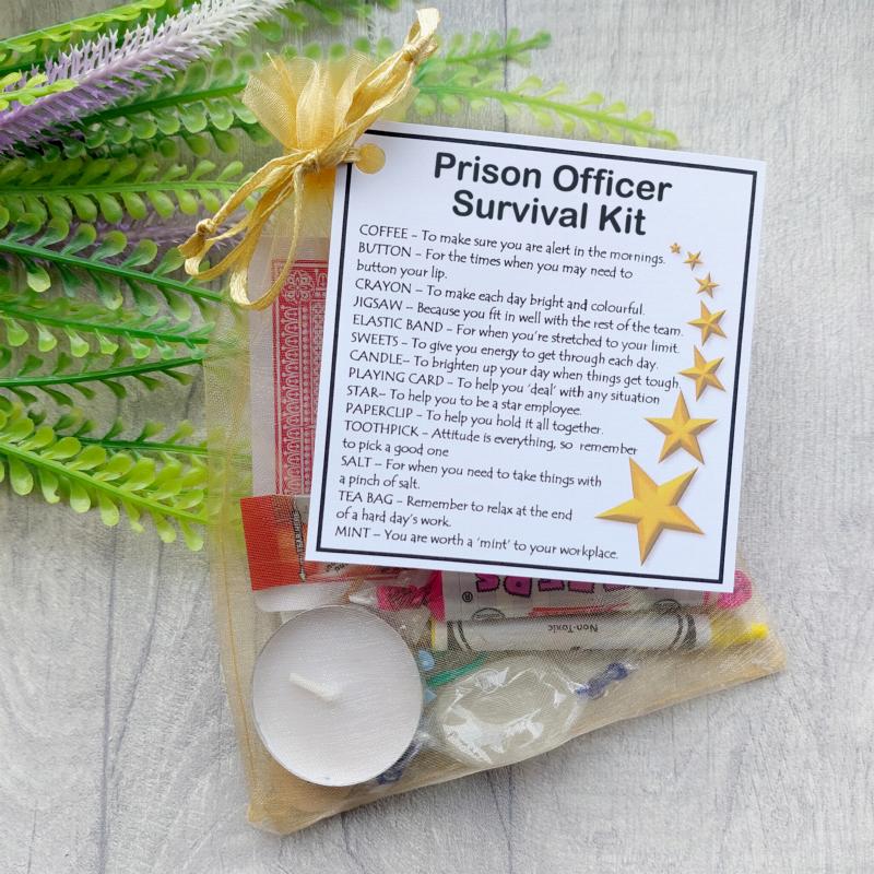 Prison Officer Survival Kit Gift - Secret santa gift for Prison Officer ...