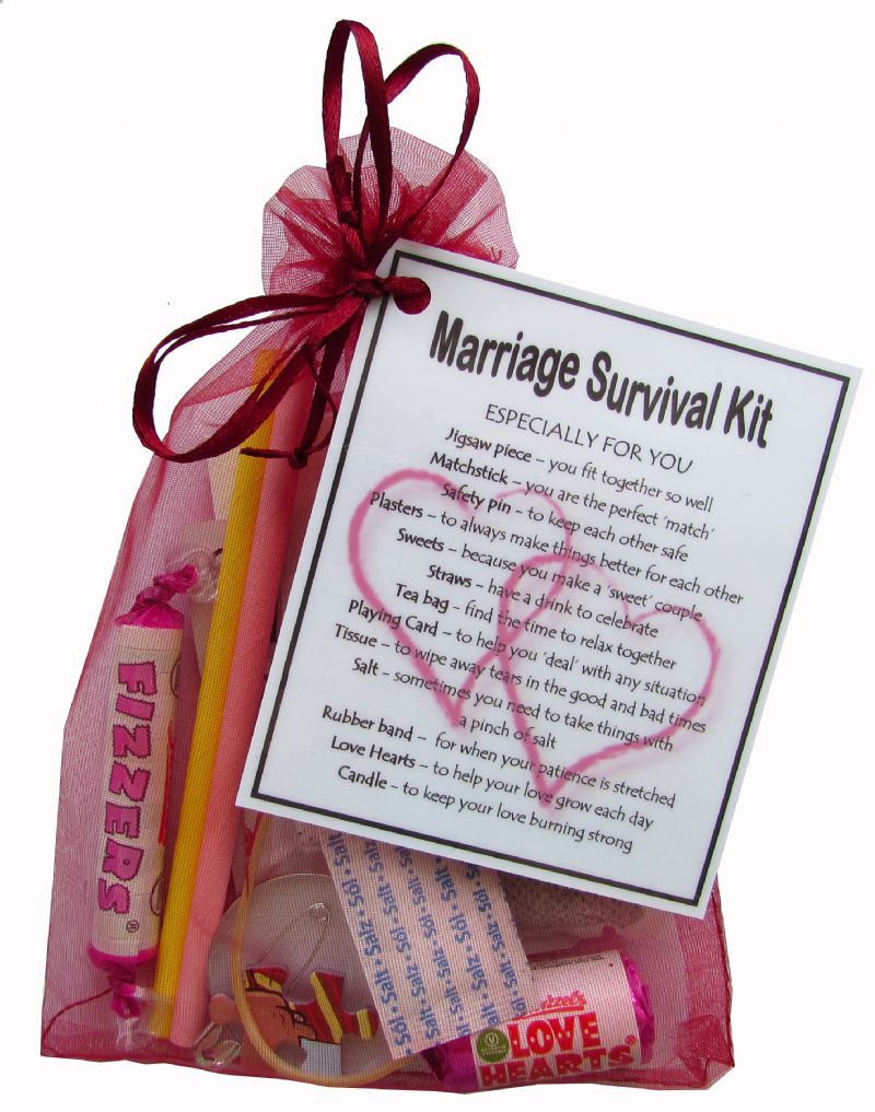Marriage Survival Kit - Perfect wedding gift for newlyweds