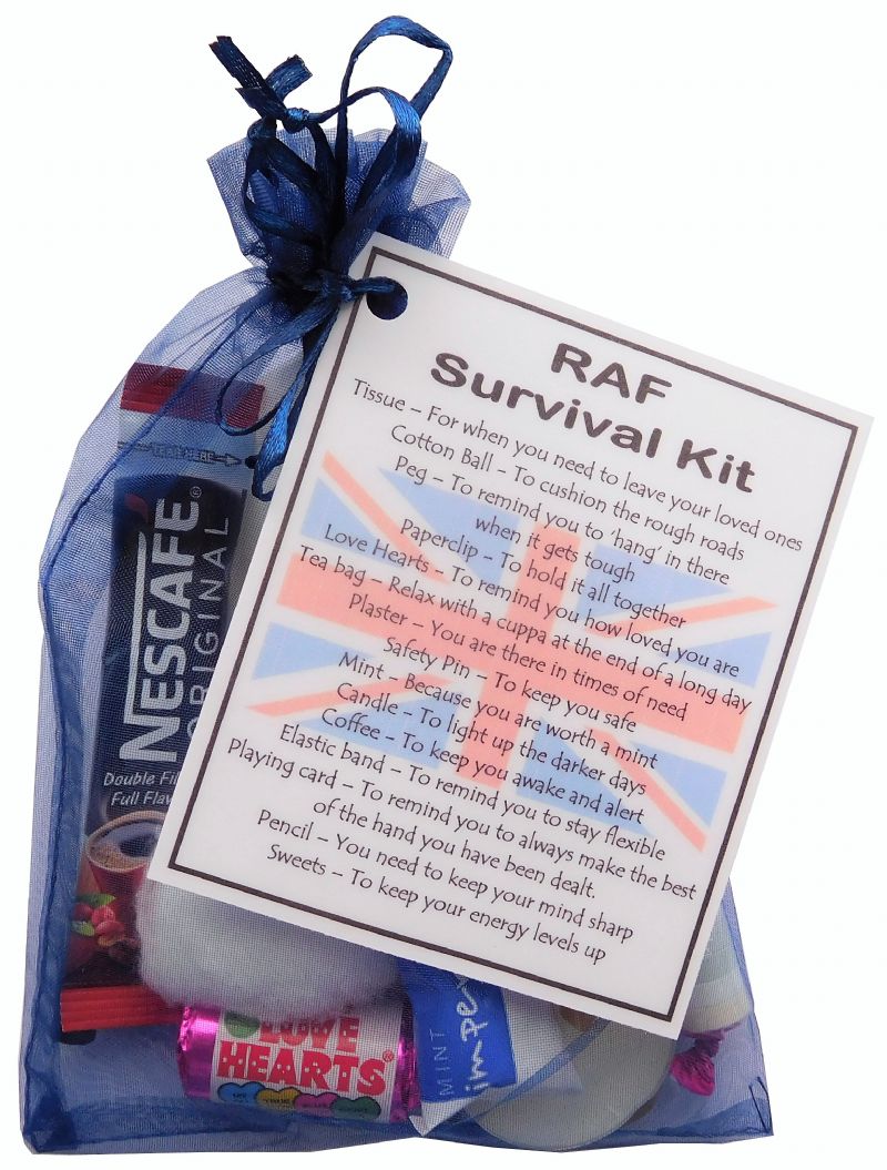 RAF Novelty Survival Kit Gift - A great sentimental fun gift